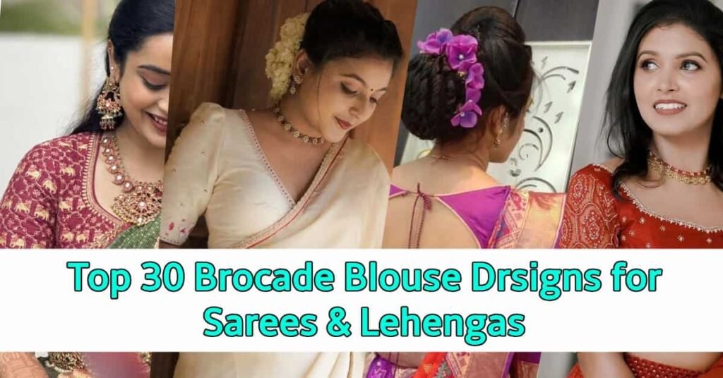 Latest Half Saree Blouse Designs to Try for Weddings & Festive ...